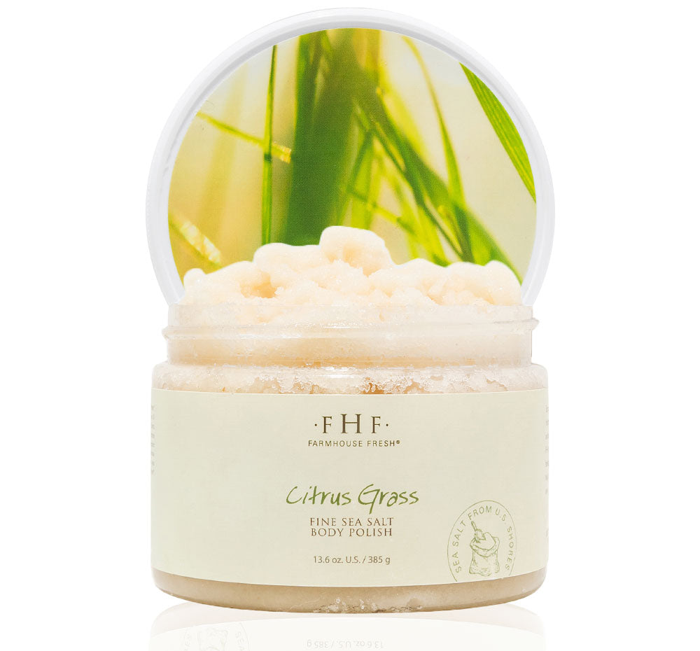 FarmHouse Fresh® Citrus Grass Fine Sea Salt Body Polish