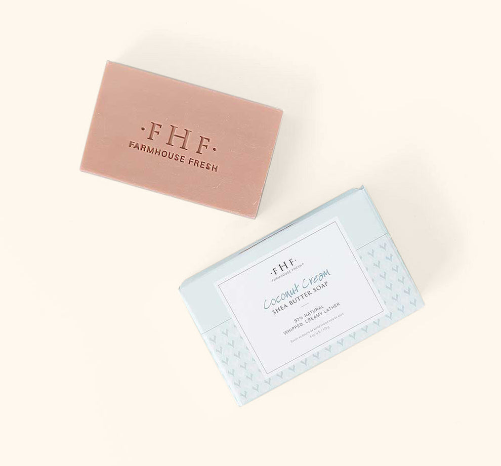 Coconut Cream Bar Soap & Shea Butter Bundle – FarmHouse Fresh