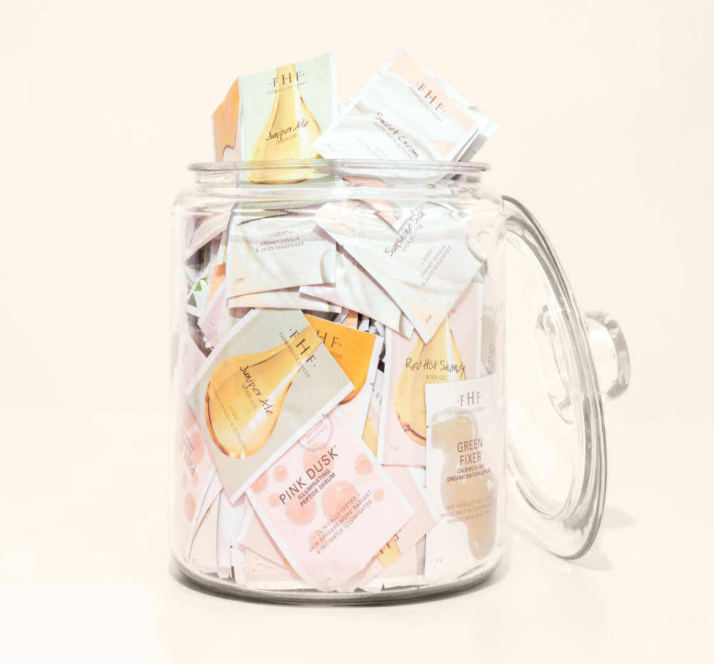 FHF Favors Galore - 20 Sample Packets – FarmHouse Fresh